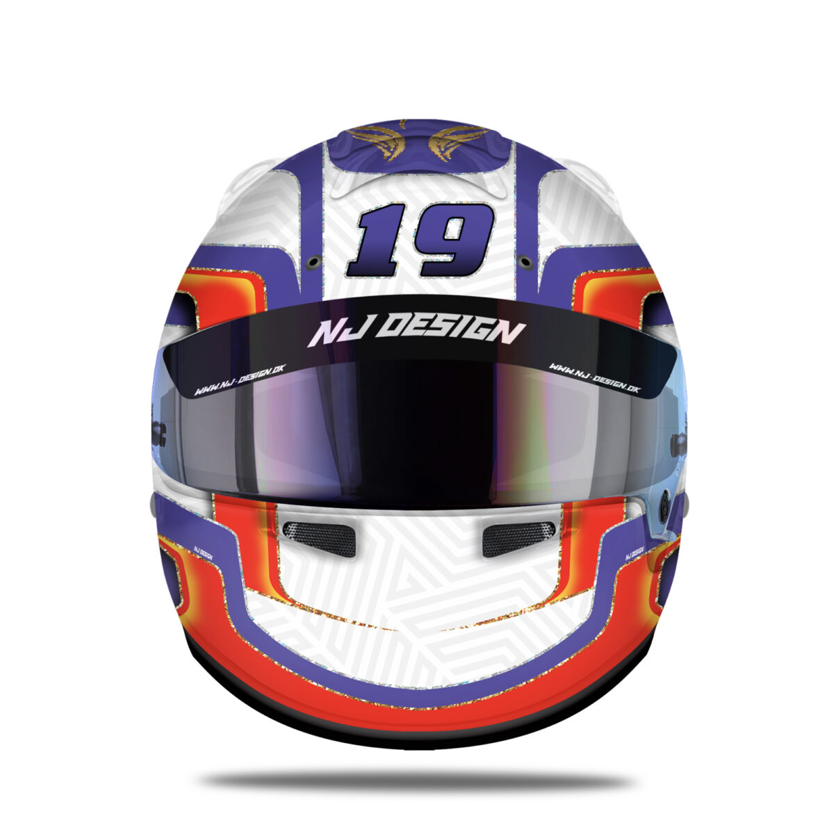 Helmet design for Daniel Lamas - Custom helmet design - NJ Design