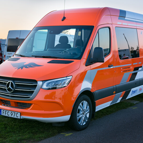Van livery - Kart Repulic designed Mercedes-Benz Sprinter - NJ Design
