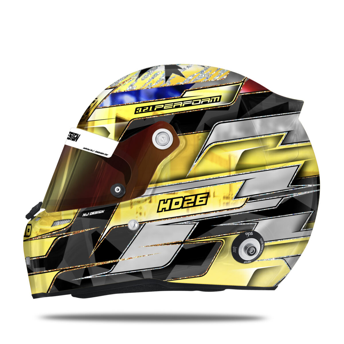 Helmet design for Hadrien David - Stilo ST5 helmet design - NJ Design