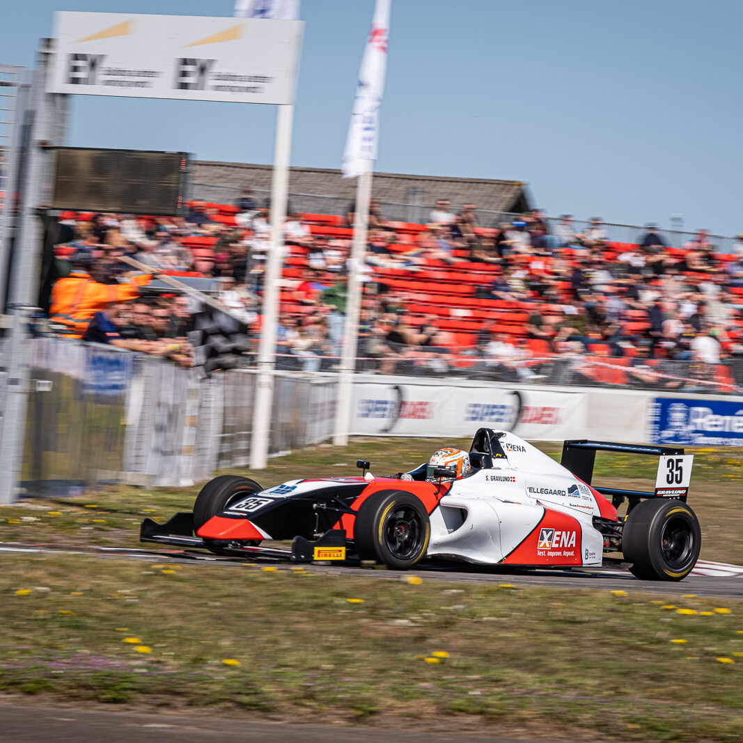 Formula 4 livery for Sebastian Gravlund for his season in Denmark