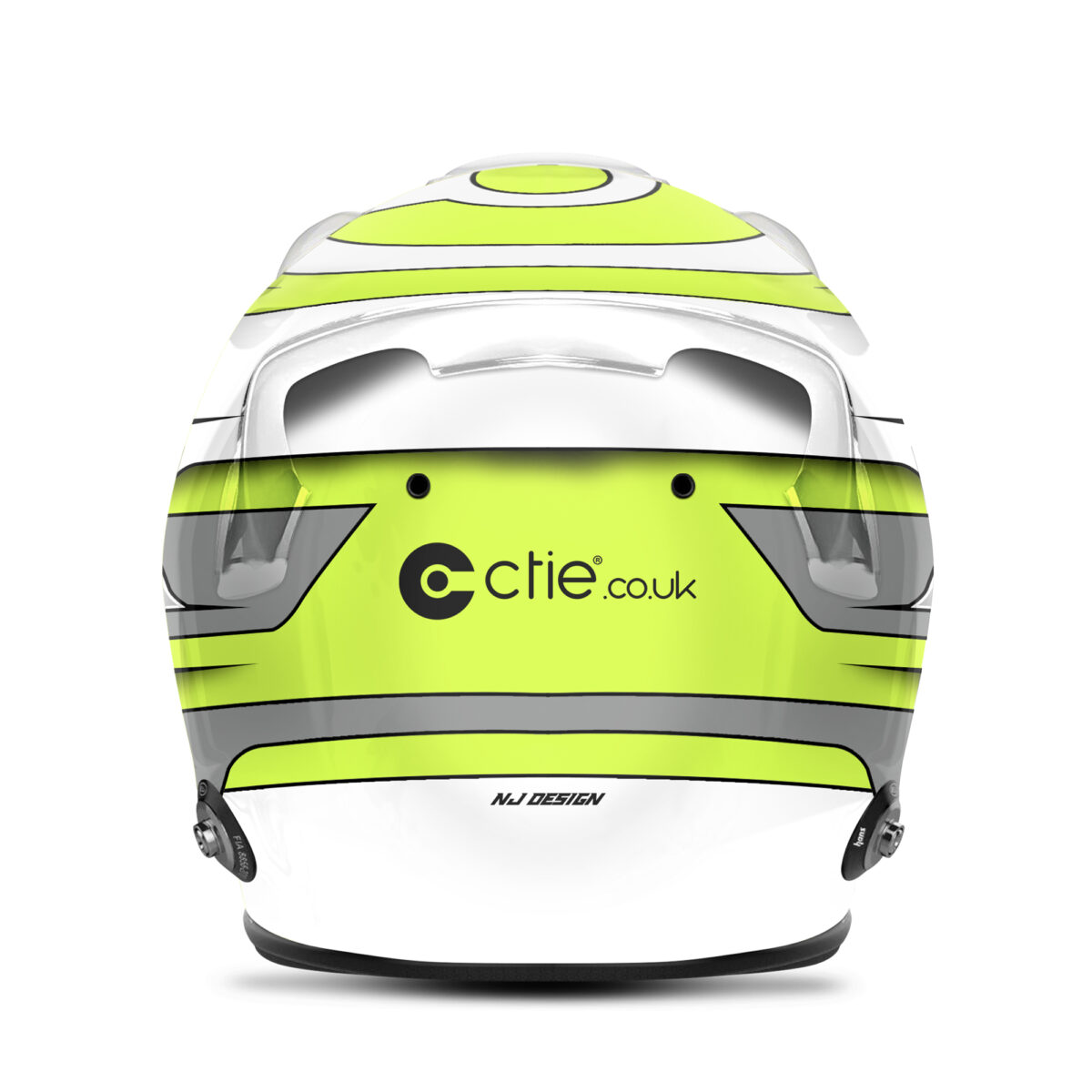 Helmet design for Jonathan Rooke is designed on a Bell RS7 Carbon