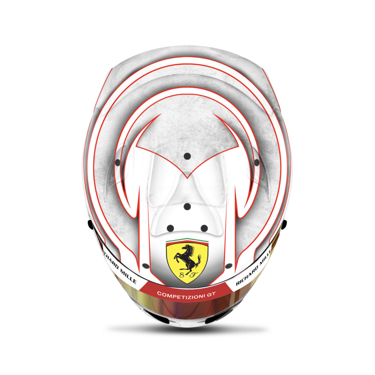Custom Hyper Car helmet design for Nicklas Nielsen.