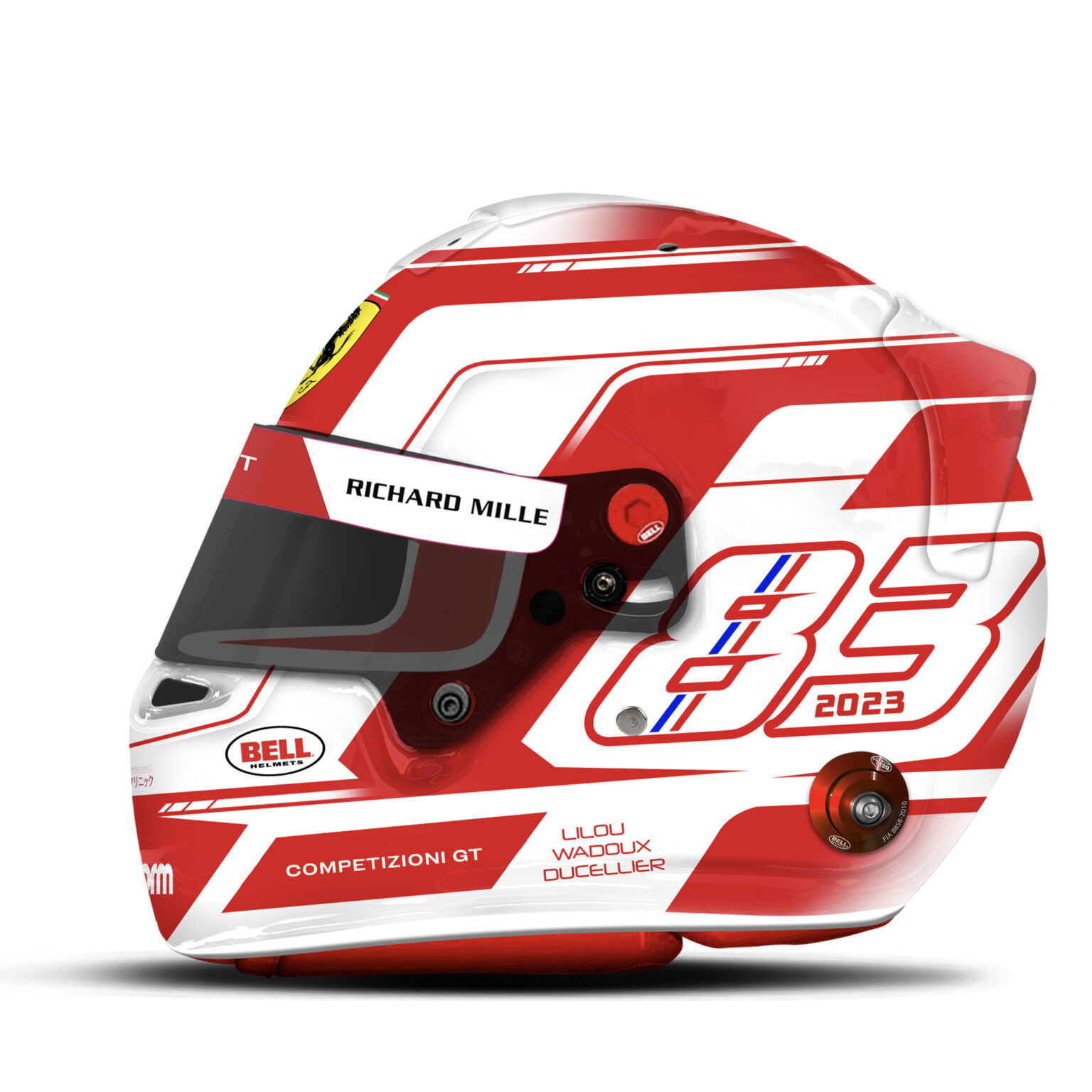 Custom helmet design by NJ Design for 20223 motorsport season