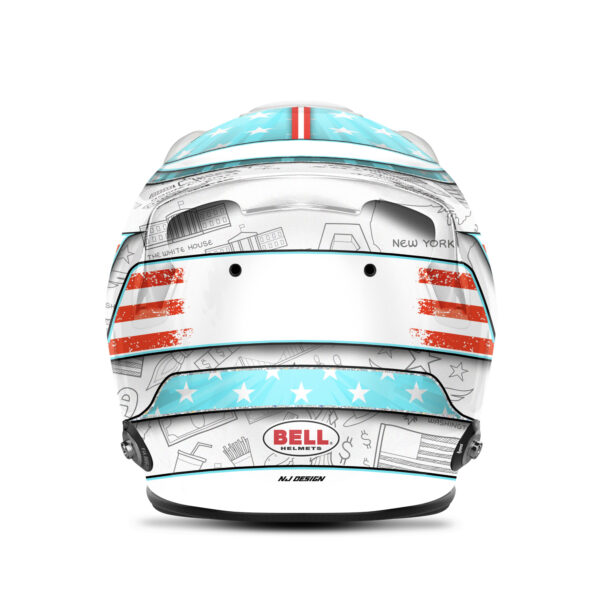 Helmet design for Mikkel Jensen for IMSA Championship in LMP2.