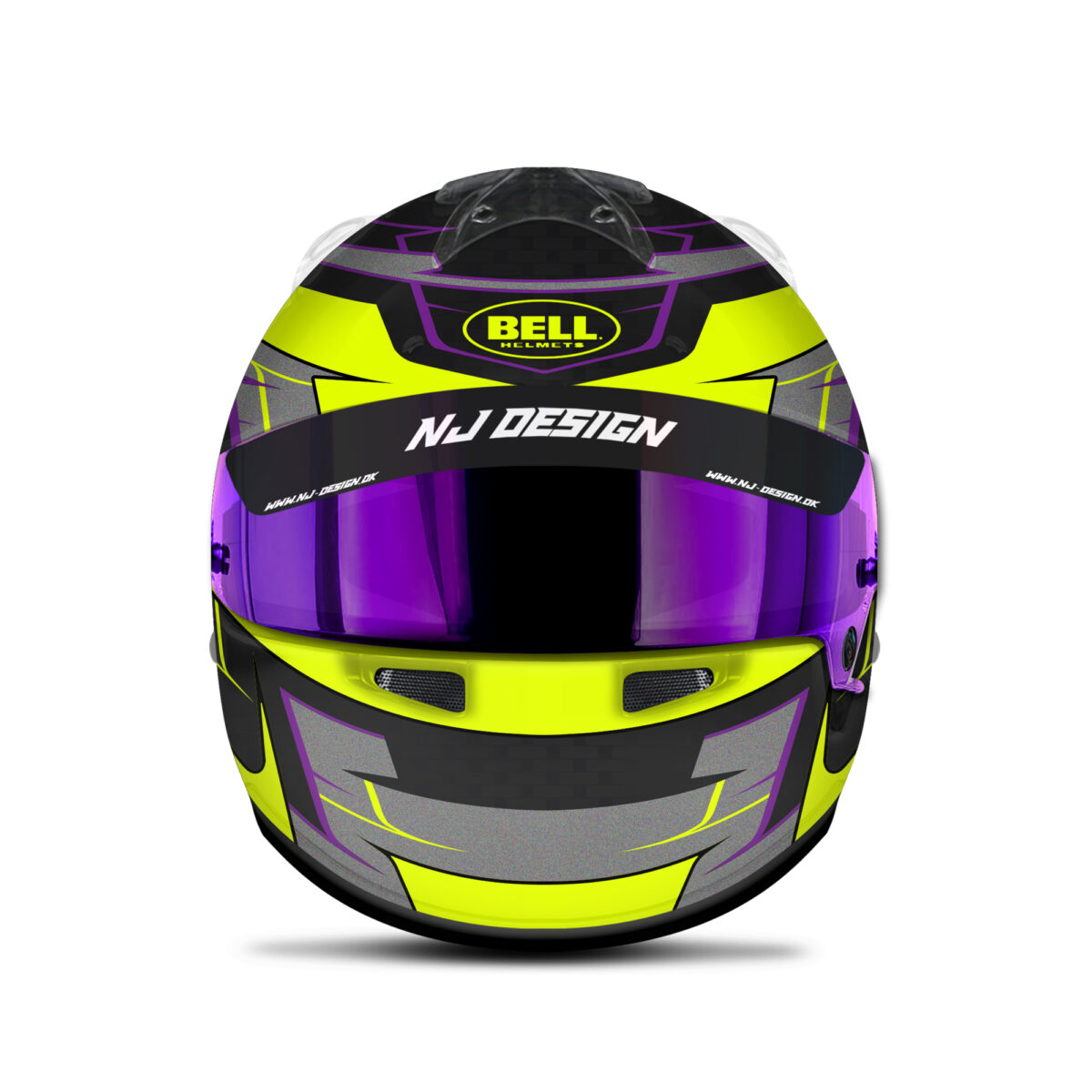 Helmet design for Sho Shibata made on a Bell helmet HP7 EVO3.