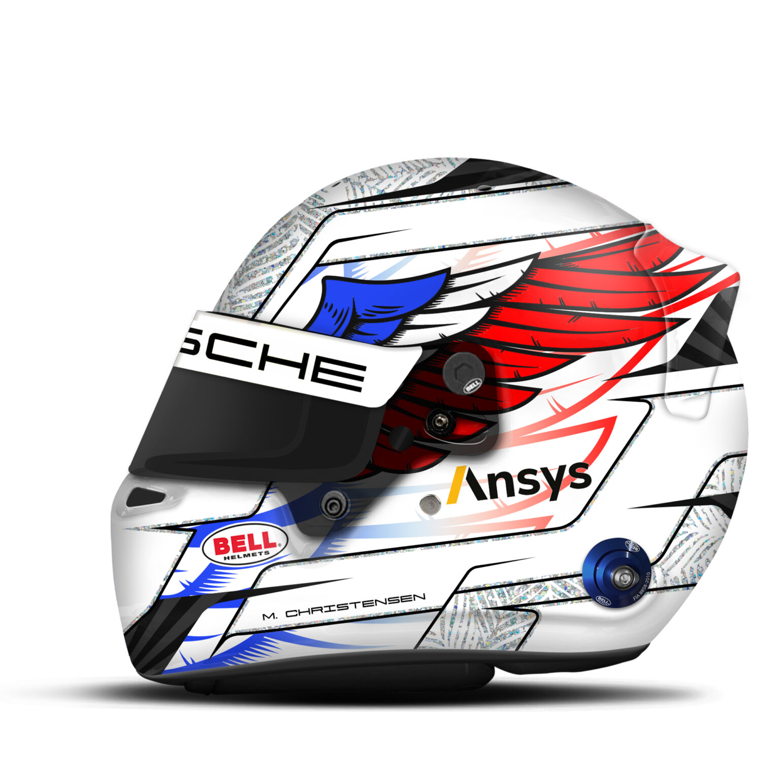 Professional custom helmet design by NJ Design in 2024.