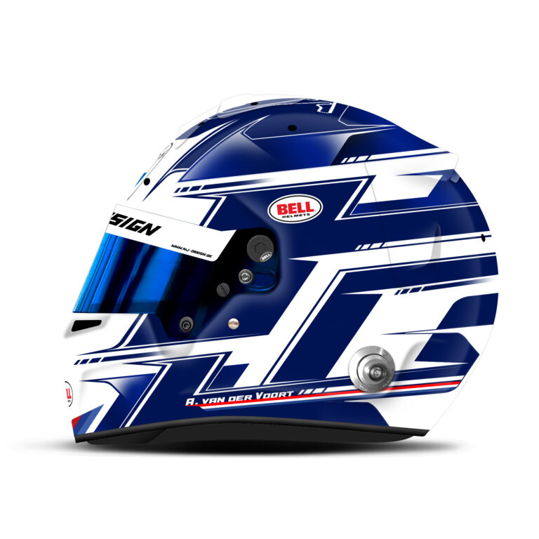 Professional custom helmet design by NJ Design in 2024.